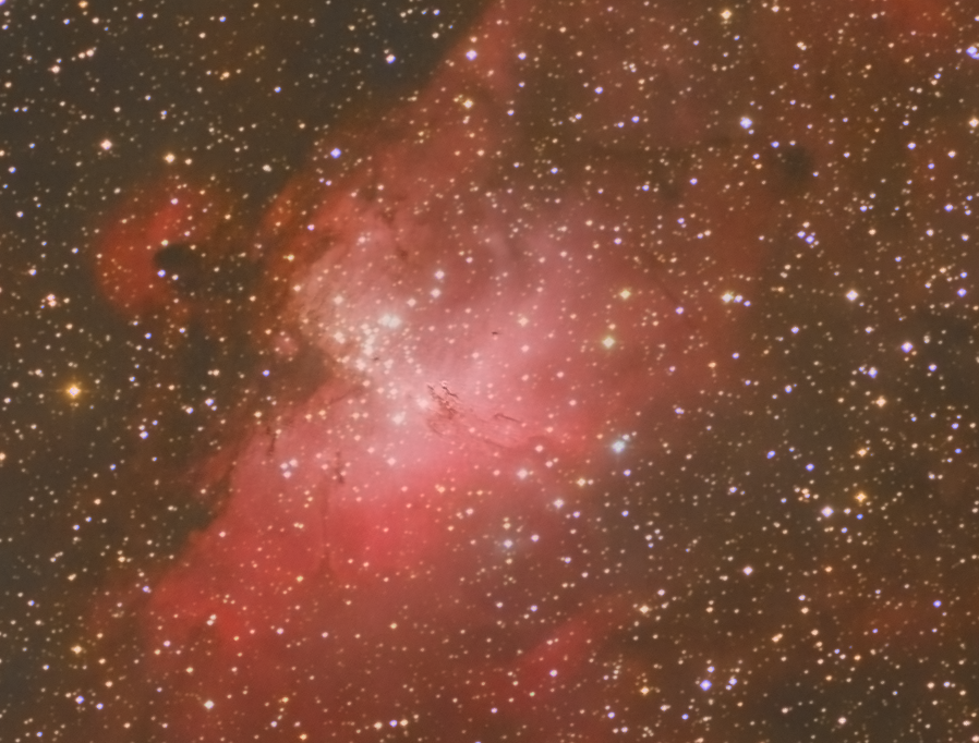 SH2-44, SH2-45 + SH2-49 ha_rgb Widefield | Forum Astronomie.de