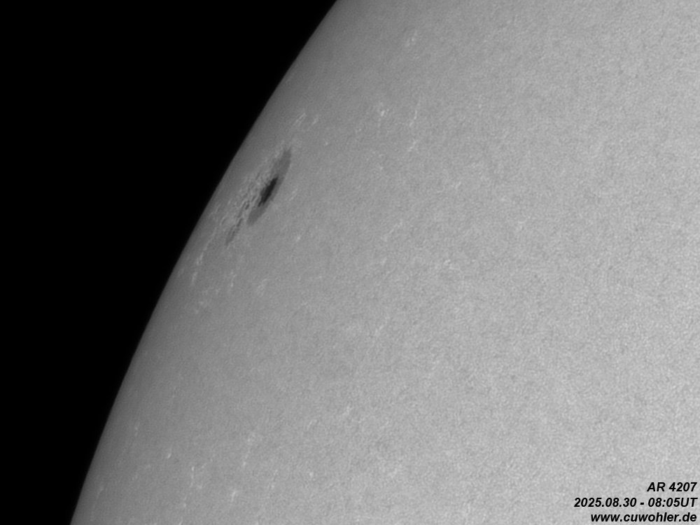 CaK- und WL-Sonne 2025.08.30 | Forum Astronomie.de