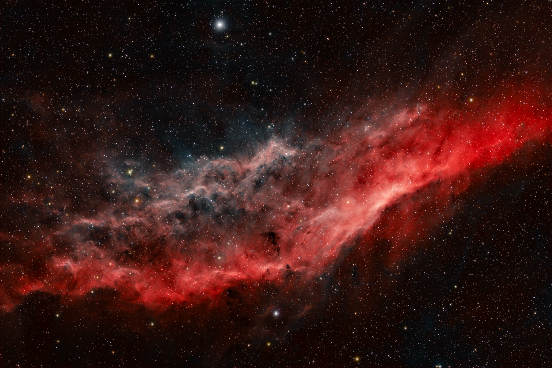 NGC 1499 - der California Nebel, den ich so lange langweilig fand ...