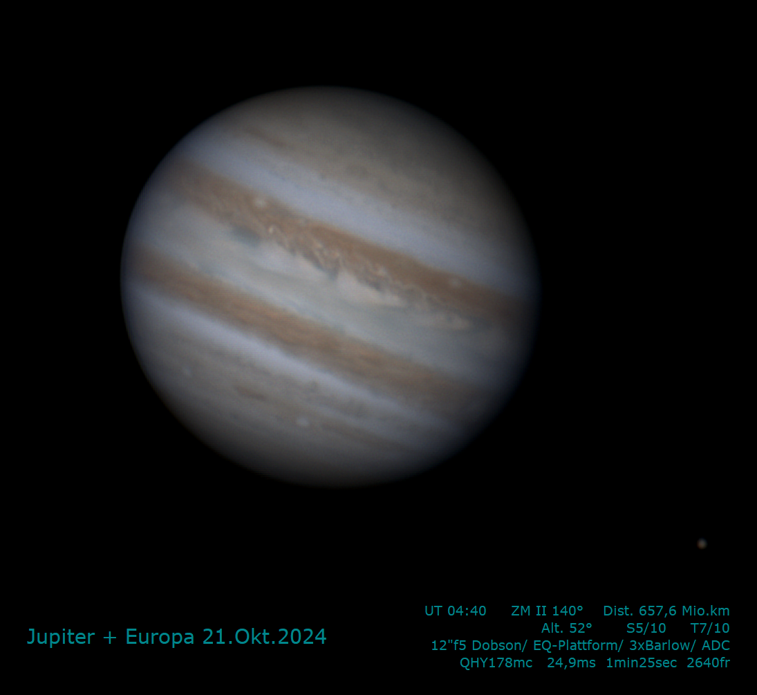 Jupiter 21.Okt.2024 | Forum Astronomie.de