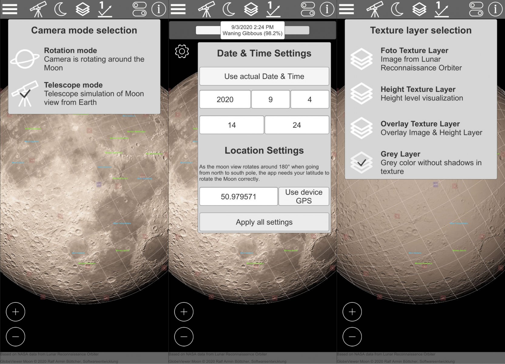 Neue Mond-App: Teleskopnutzer zur Weiterentwicklung gesucht | Seite 2 ...