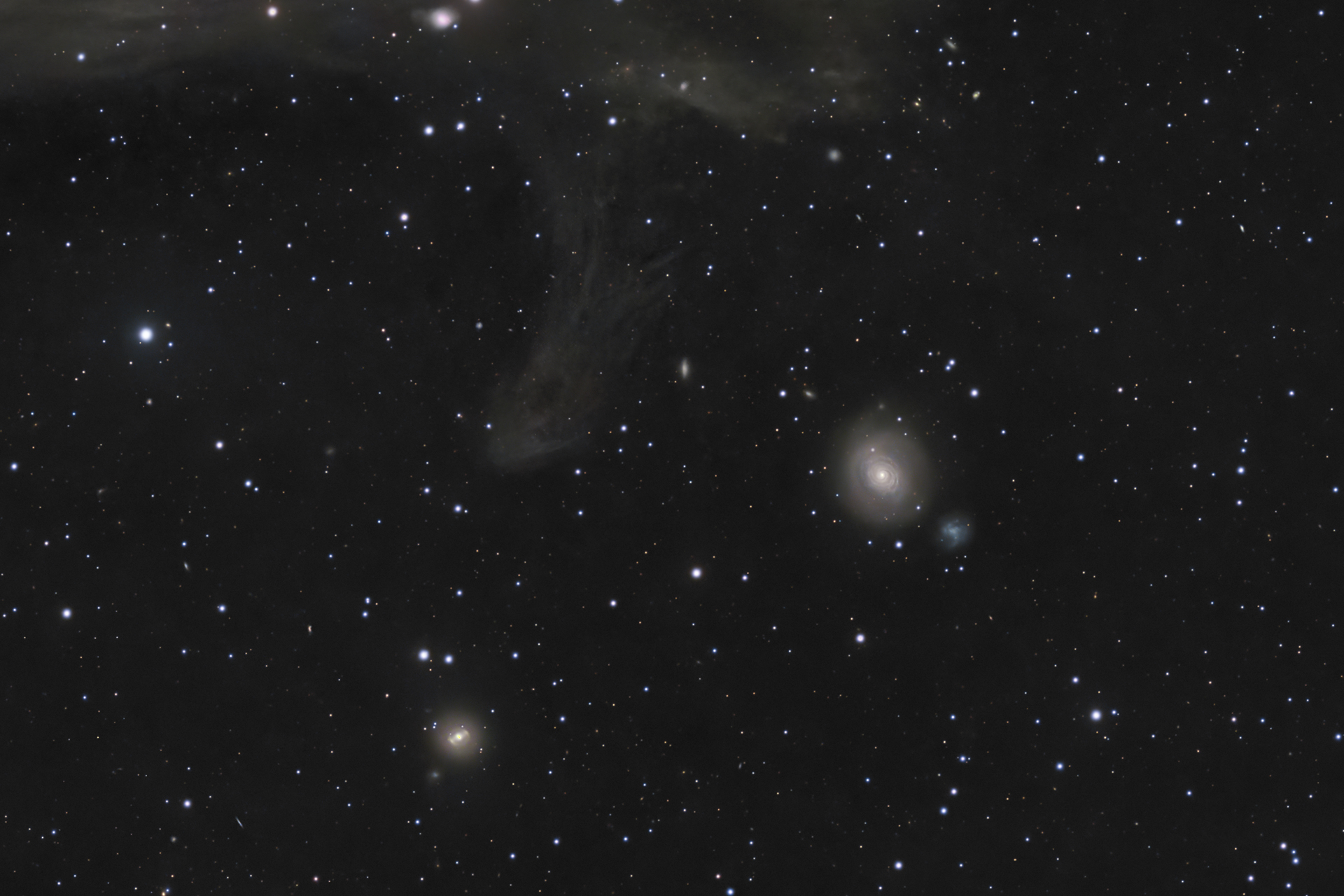Galaxienzoo und Galaktischer Cirrus in der Giraffe - NGC 2634 und ihre ...