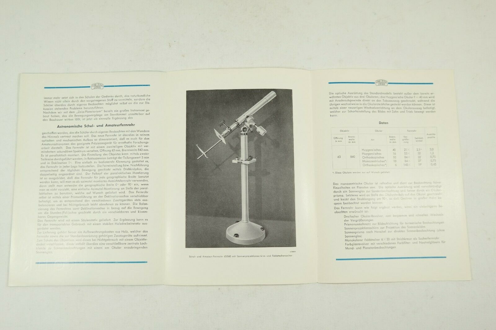 ZEISS AS 63/840 Jena, 50er Jahre | Seite 3 | Forum Astronomie.de