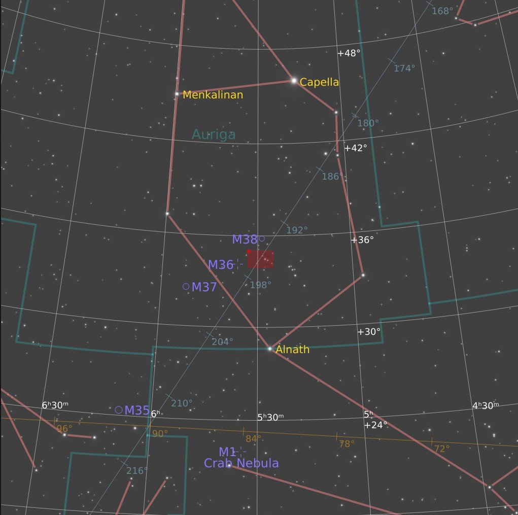 Spinne, Fliege, Batmobil - 3 interessante Nebel in Auriga | Forum ...