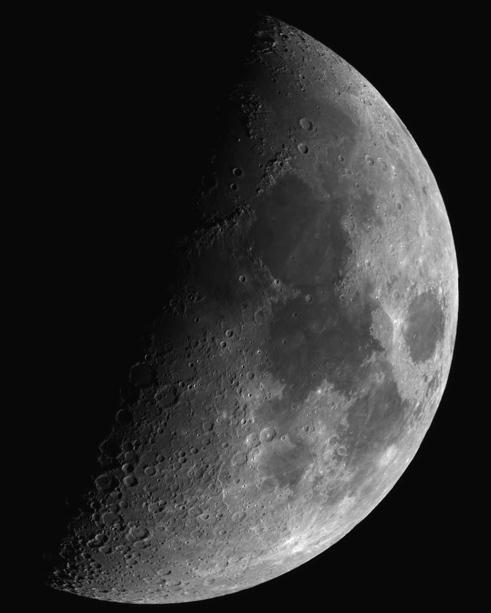 ein weiterer Halbmond vom 05.01. | Forum Astronomie.de