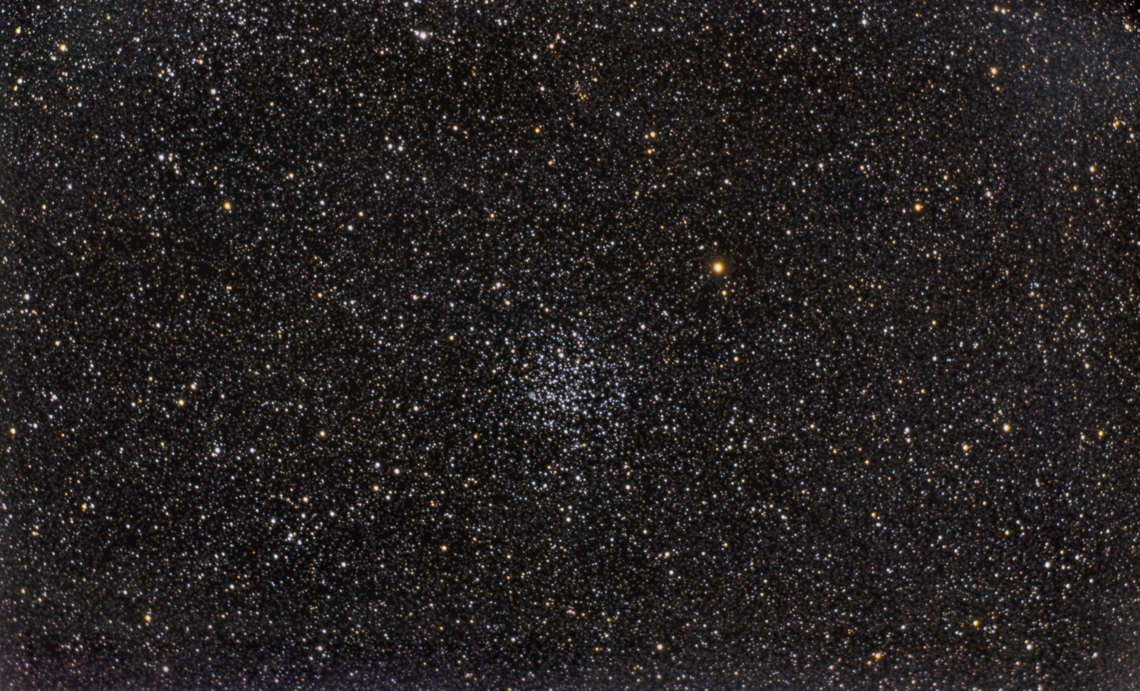 M46 in Puppis vom 14.02.2019 neu bearbeitet: 80mm APO bei f/4.8 ...