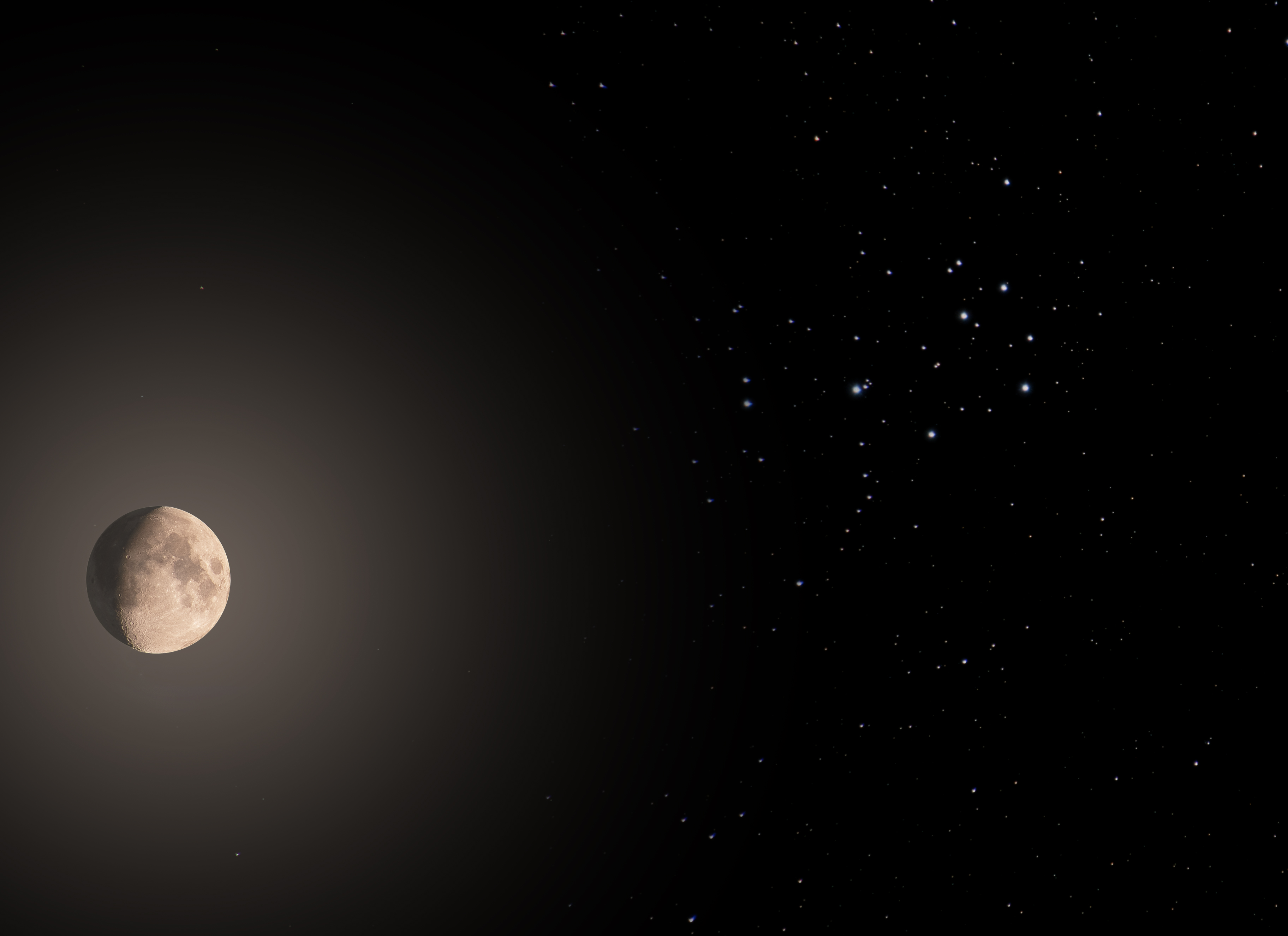 Mond trifft Plejaden | Forum Astronomie.de