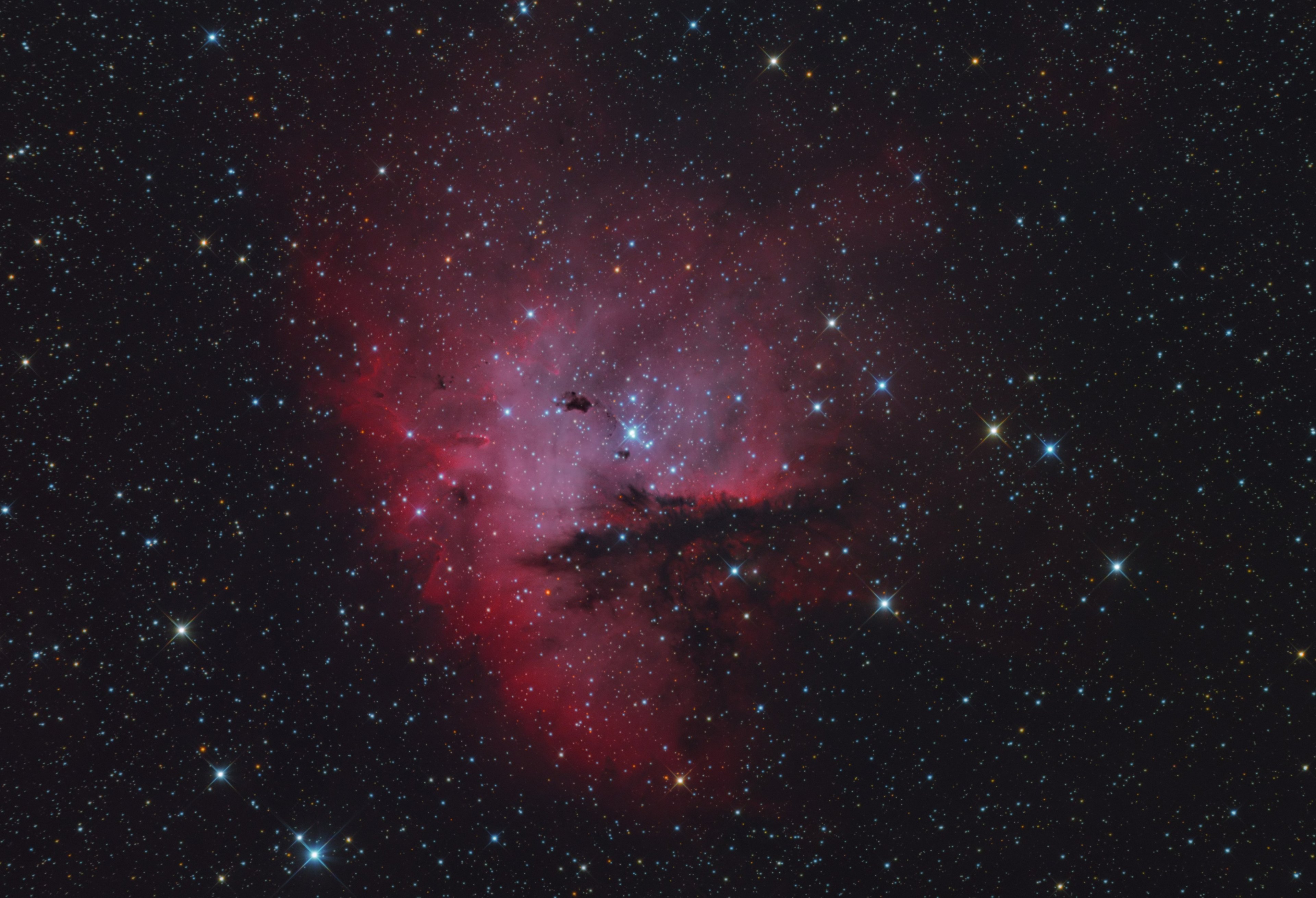 NGC281 (886mm/f2,9) | Astronomie.de - Der Treffpunkt für Astronomie
